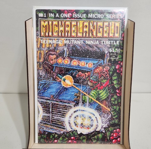 TEENAGE MUTANT NINJA TURTLES: MICHAELANGELO #1 MICRO SERIES 1986 COMIC ...