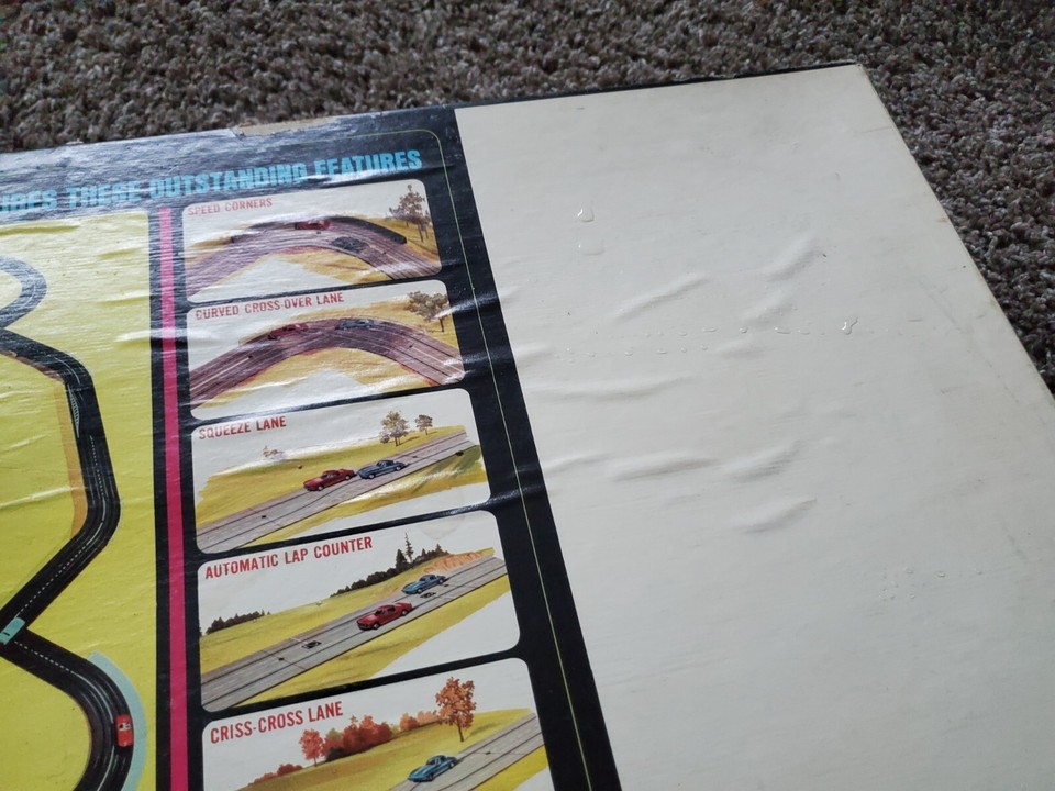 Aurora Original Model Motoring Double 8 Racing Layout 1965 Thunderjet ...