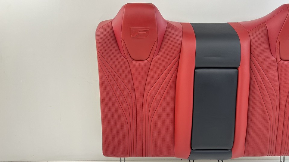 2015-2023 Lexus RC F Rear Seat Set Complete Upper And Lower Cushion Red ...