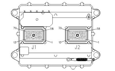Caterpillar C12 2KS MBL Ecm Cat Computer Unit C-12 Cat Computer*Blank ...