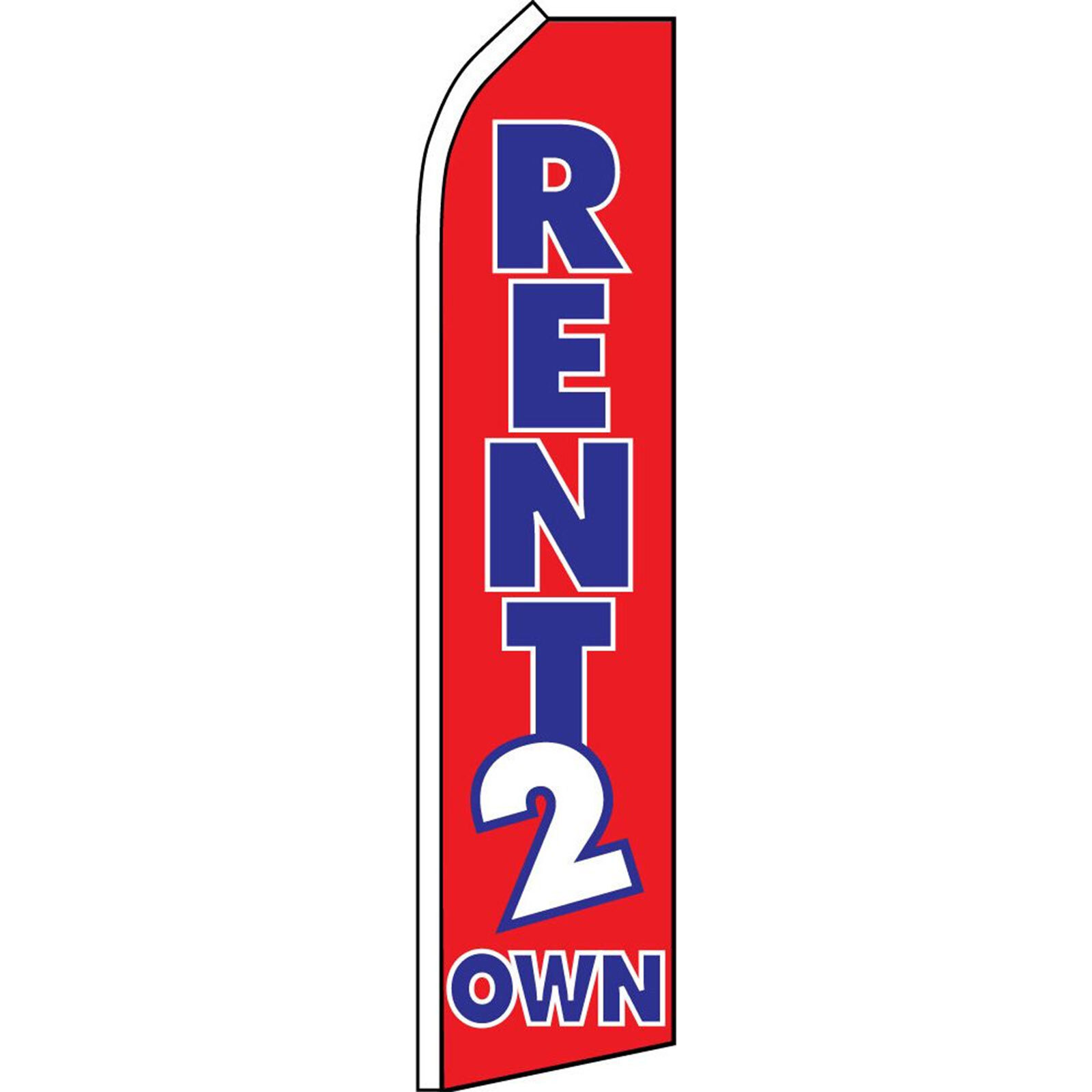 Rent 2 1/2 ft X 11 1/2 ft Swooper Flag (Hardware Sold Separately) | eBay