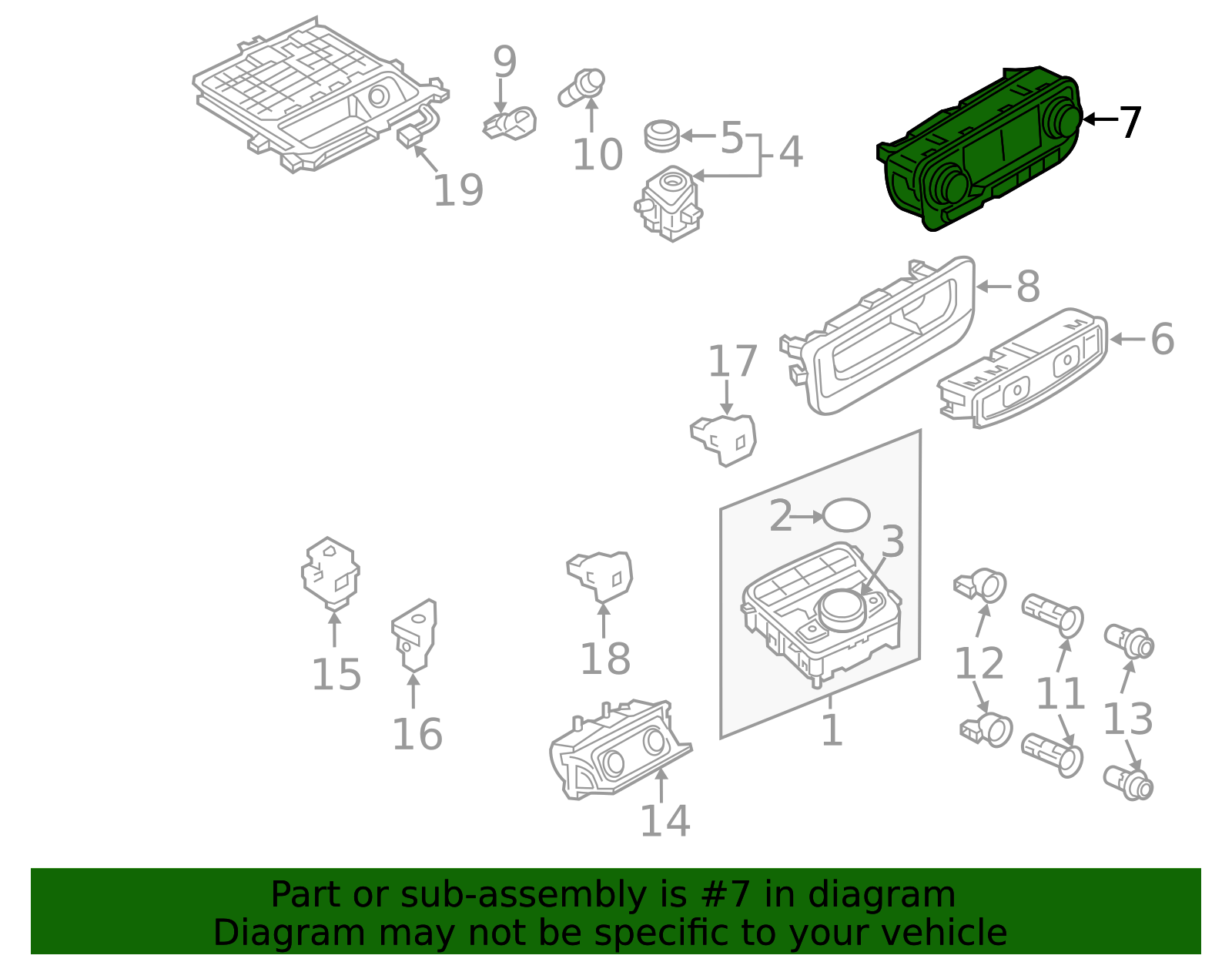 Genuine+Audi+Heater+%26+AC+Control+4m0919158d+SWI for sale online | eBay