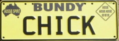 BUNDY RUM Sign Number Plate Cave Bar Bundaberg Deni B & S Tin Metal ...