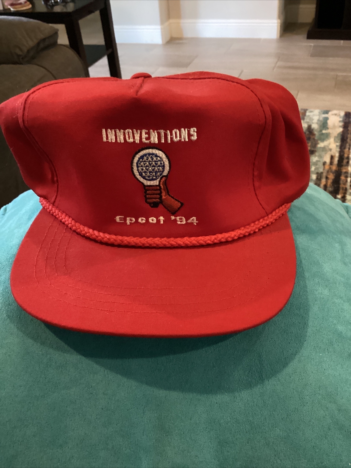 Disney Innoventions Epcot 1994 Rope baseball snapback Hat Cap Vintage ...