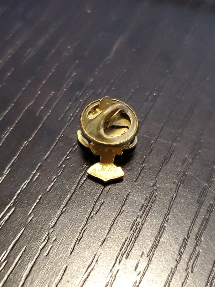 Vintage BPOE small Clock Deer Head Gold Tone Enamel Lapel Pin Gw | eBay