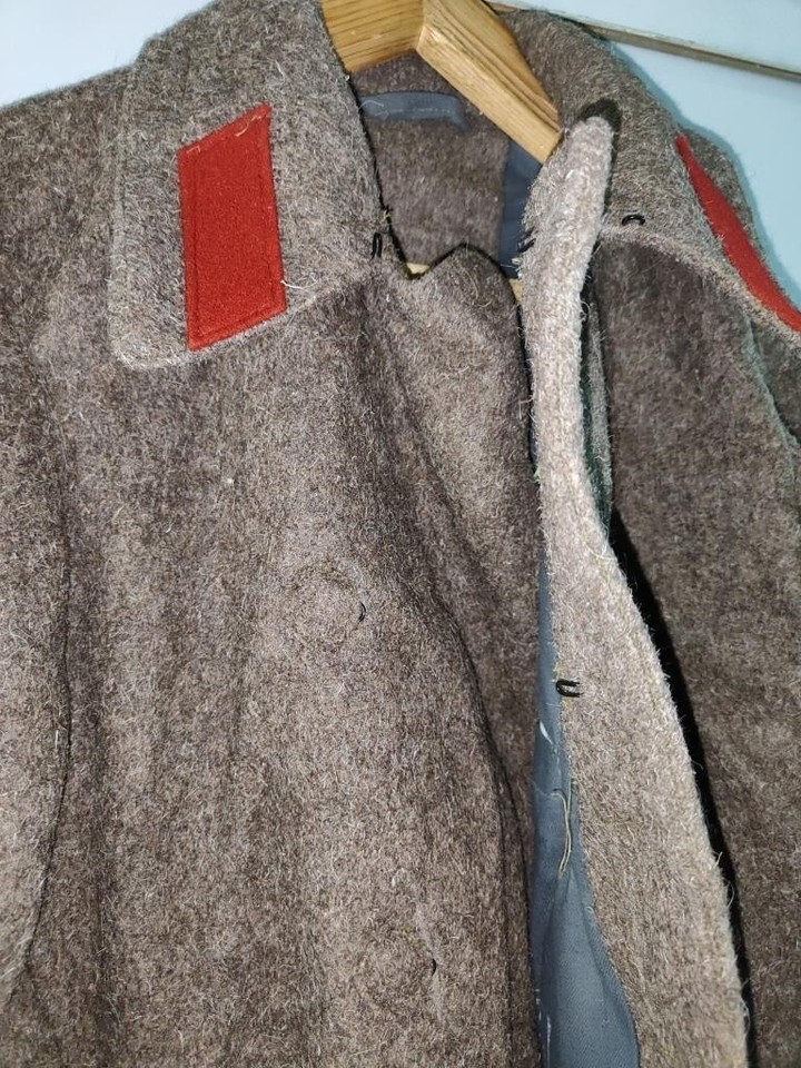 USSR Military Jacket Soldier Overcoat Winter Soviet Coat Army USSR ...