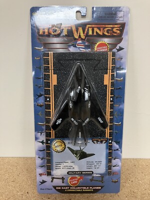 M.O.C. Hot Wings F-117 Nighthawk Die Cast Aircraft with Connectible ...