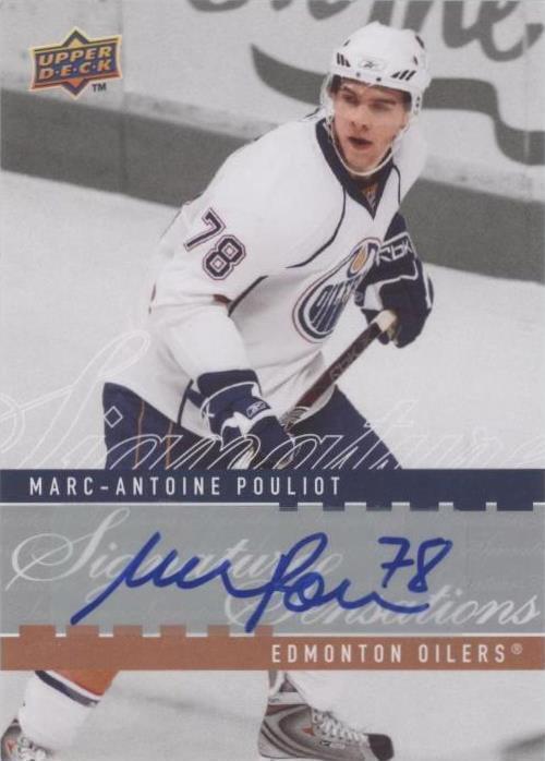 2008-09 Upper Deck - Signature Sensations Series 2 Marc Pouliot #SS2-IK ...