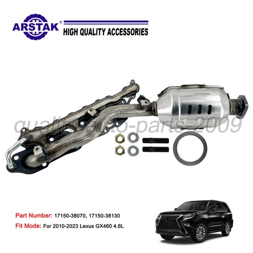 Left Catalytic Converter Integrated Exhaust 17150-38070 For GX460 4.6L ...