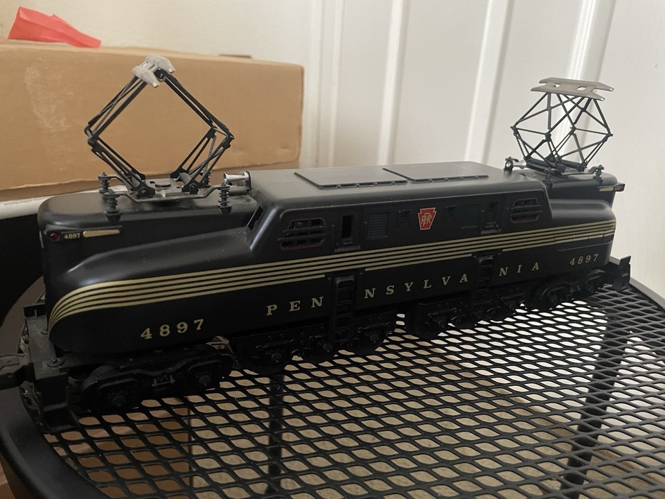 4897 MTH RailKing GG1 Locomotive Brunswick 5-Stripe Lionel O-Gauge ...