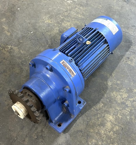 Sumitomo TC-F/FB-2B Induction Gear Motor w/ CNHM2-6125-B-59 Cyclo Drive ...