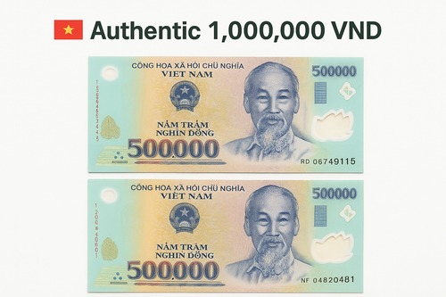 Vietnamese Dong, 1x500000, VND, 1 VND Note polymer banknotes, UNC ...