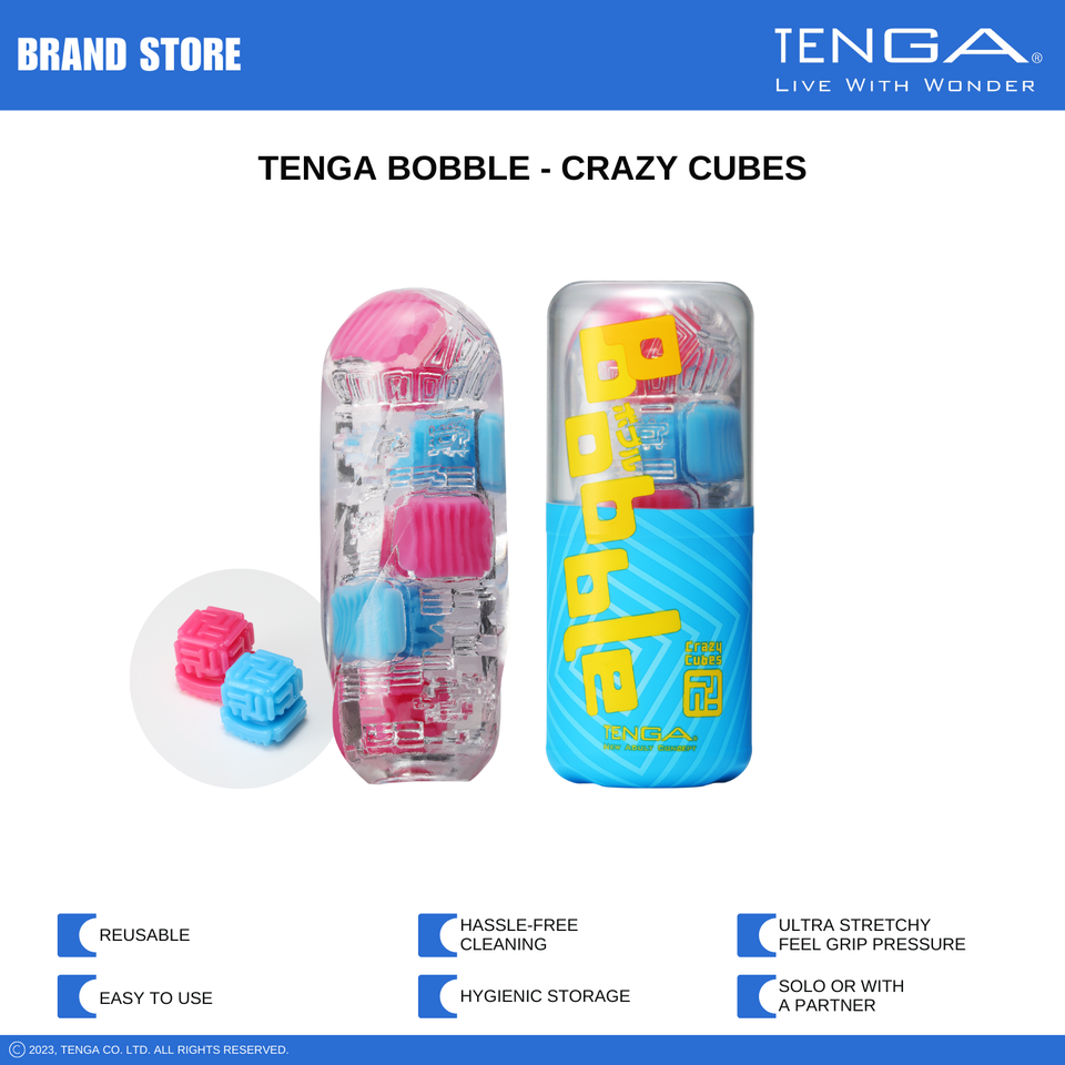 TENGA Bobble Reusable Male Masturbator/Stroker NIB NWT Magic Marbles ...