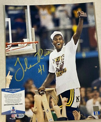 Michigan Wolverines GLENN RICE Signed 11x14 Photo BECKETT Y16796 | eBay