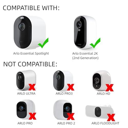 Arlo Solar Panel Charger Compatible with Arlo Essential Spotlight/XL ...