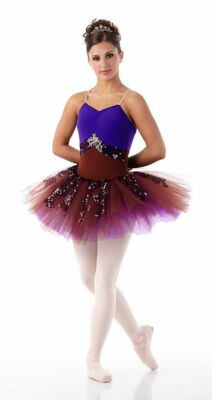 Child XL Camisole Ballet Tutu PURPLE Ballerina Dance Costume | eBay