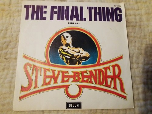 STEVE BENDER The final thing Part 1 & 2 rare Single 87033 Pressage ...