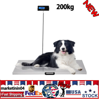 440lb Digital Livestock Vet Scale Hog Pet Dog Sheep Goat Scale Power ...