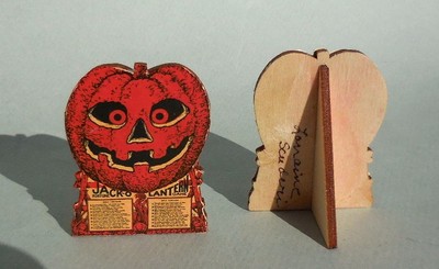 HALLOWEEN ~ VINTAGE JACK O'LANTERN GAME BOARD ~ DOLLHOUSE MINIATURE | eBay