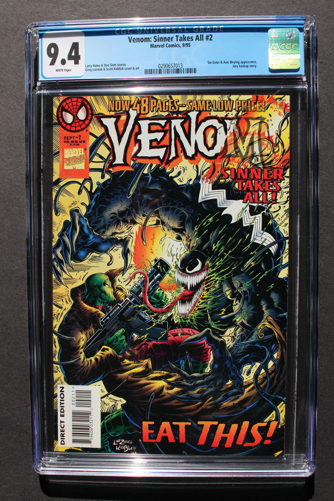 VENOM: SINNER TAKES ALL #2 1st Cameo BRIDE Anne Weying as SHE-VENOM ...