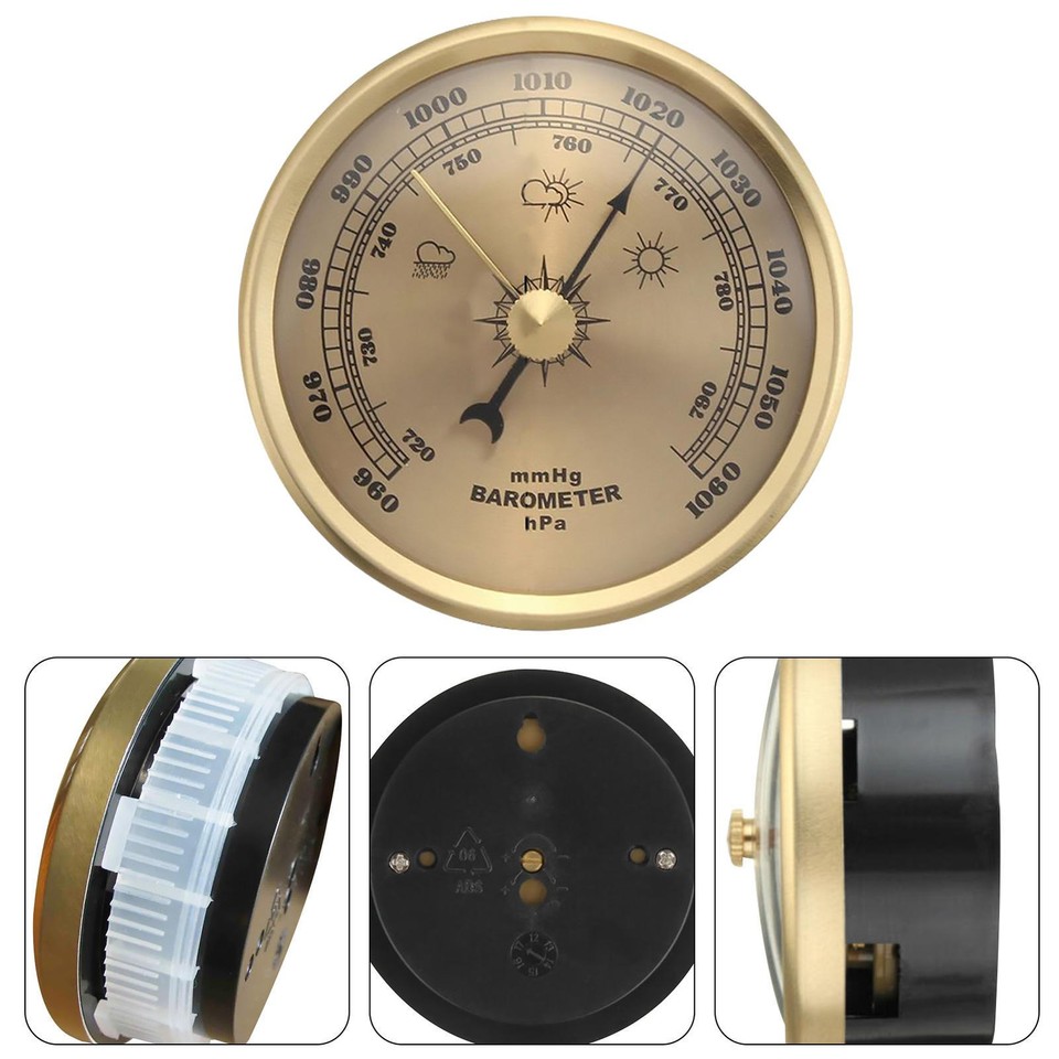 Wall Mounted Barometer Thermometer Hygrometer 3-in-1 Home Weather ...