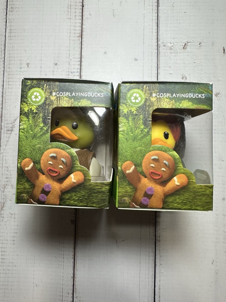 Mini Tubbz DreamWorks From Shrek & Fiona Bundle Box Rubber Ducks New ...