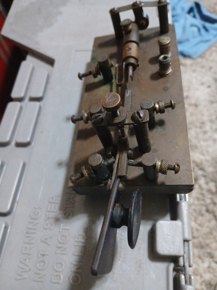 Vintage Morse Code Telegraph Key Signal Device | eBay