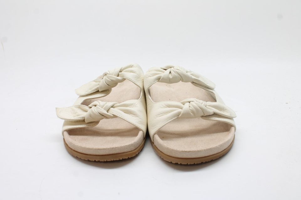 Vionic Women's Elara Slide Ivory Leather Sandals FS 11W | eBay
