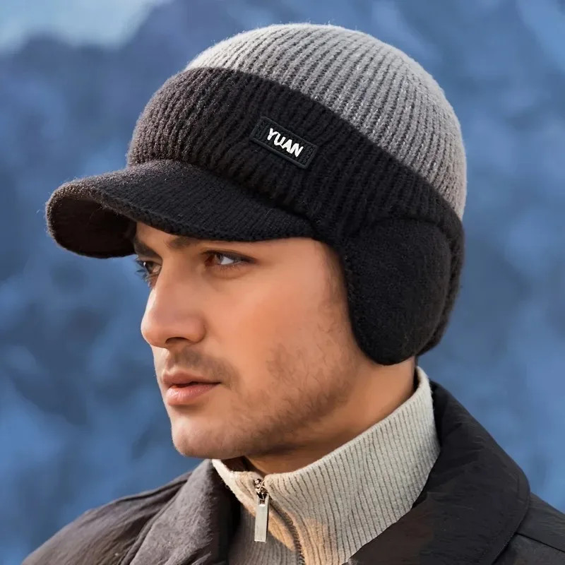 Dual-Tone Knit Baseball Cap - Outdoor Activities | Fashionable Dad Hat ...