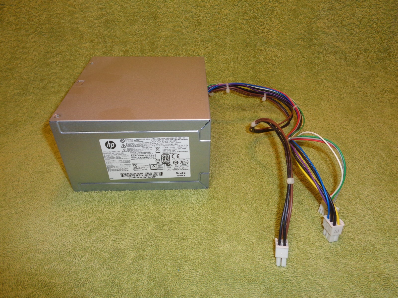 HP ELITEDESK 800 G2 TWR 280 WATT POWER SUPPLY 758651-001 280W EPA92 ...