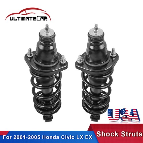 Set 2 Rear Complete Shocks Struts For 2001 2002 2003 2004 2005 Honda ...