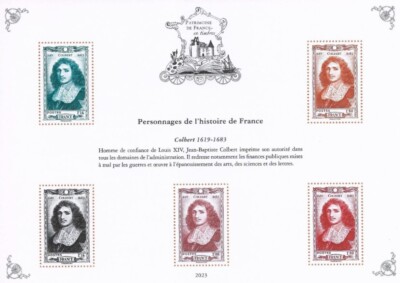 FRANCE 2023 STAMP ON STAMP LOUIS XIV STAMPS ON STAMPS PROOF PATRIMOINE ...