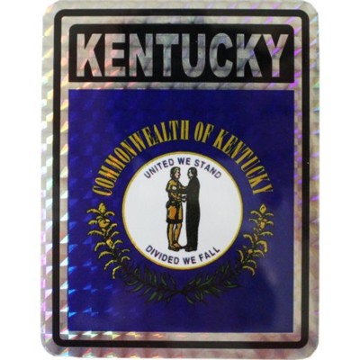 State of Kentucky Flag Reflective Decal Bumper Sticker | eBay