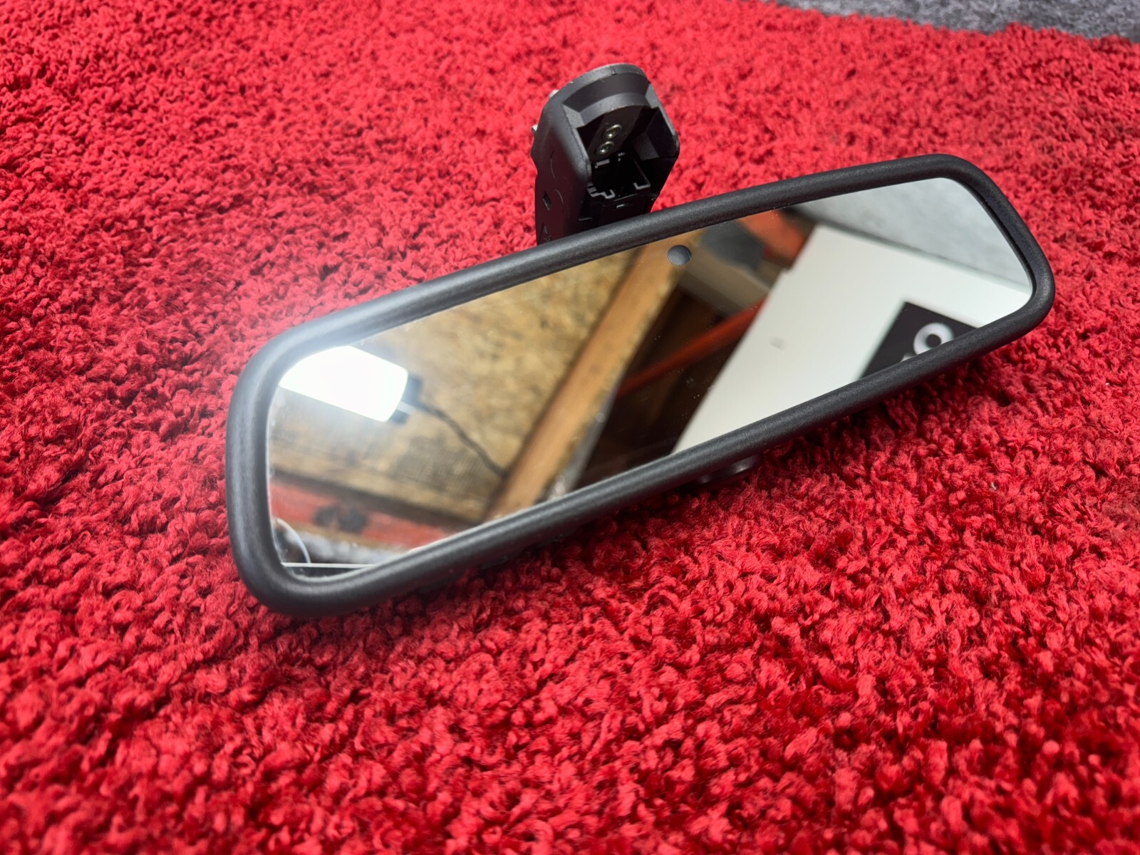 BMW E60 E84 E63 E70 E92 REAR VIEW MIRROR HOMELINK GARAGE OPEN AUTO DIM ...