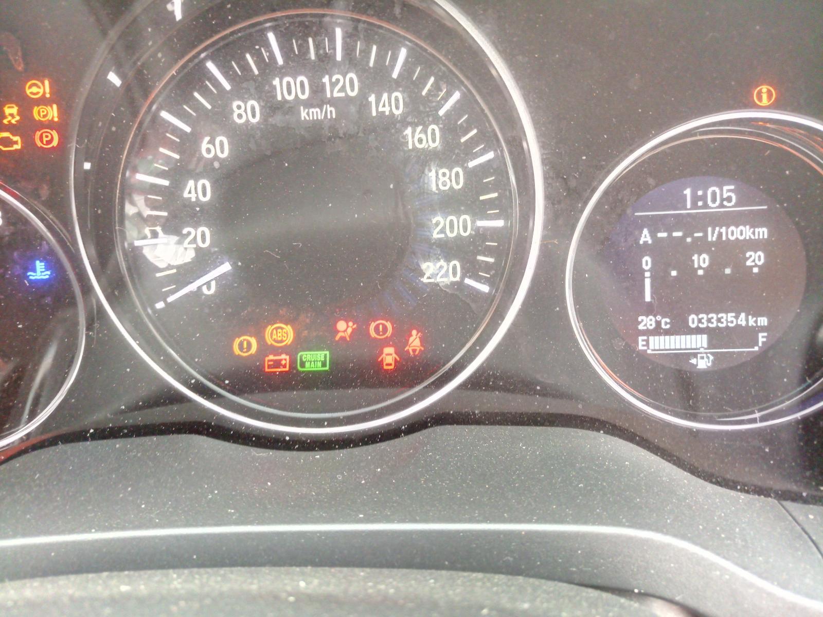 HONDA HRV INSTRUMENT CLUSTER PETROL, AUTO T/M, RU5, SPEEDOMETER, 2014 ...