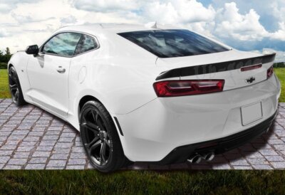 For 2016-2020 Chevy Camaro Factory Style 3-Piece Black ABS Rear Trunk ...