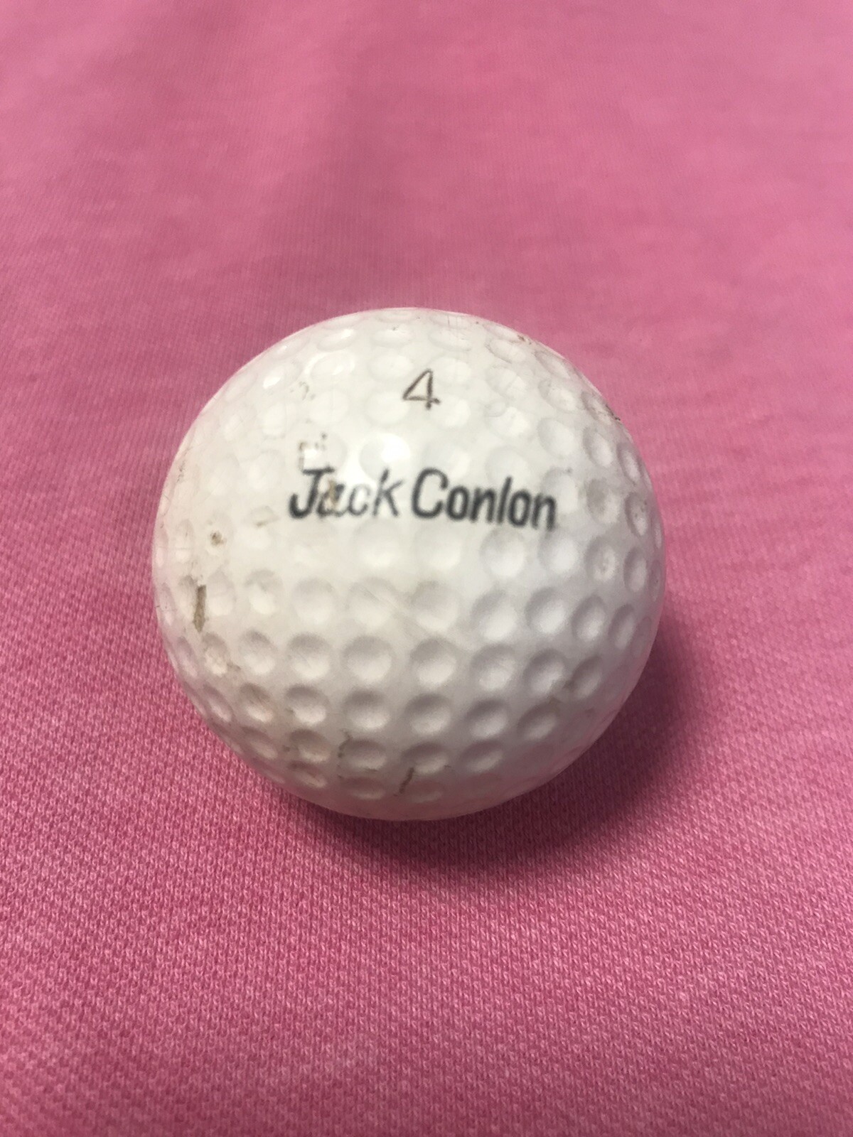 Vintage Jack Conlon Signature Golf Ball Poor | eBay