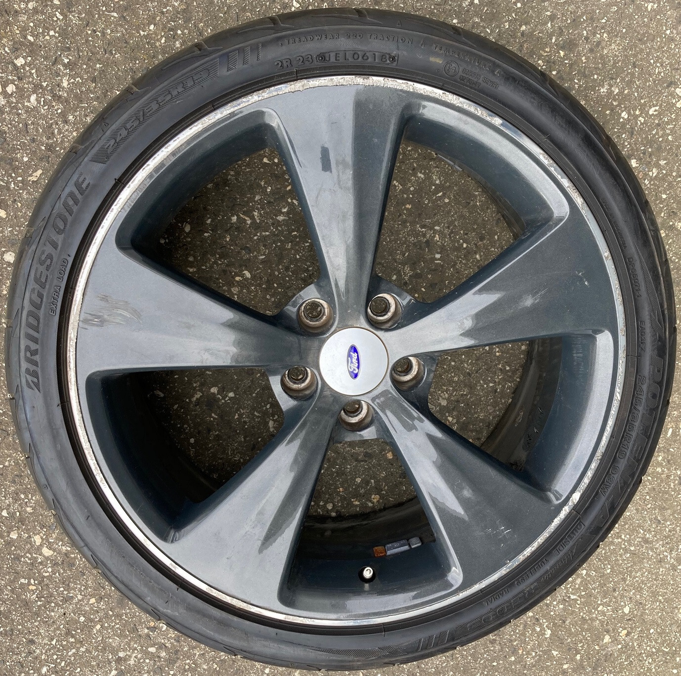 4x set Ford Falcon FPV BF FG GT F6 rims WHEELS mags 19 GENUINE - DARK ...