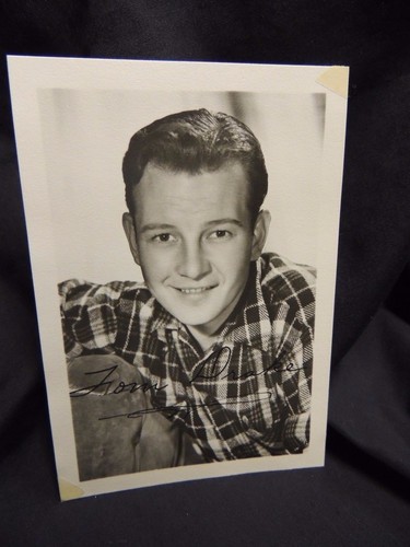 Vintage Signed Autograph Studio Portrait Hollywood Movie TV Tom Drake ...