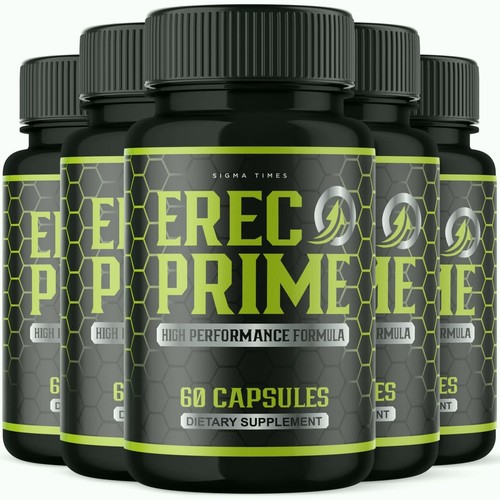 (5 Pack) Erec Prime Supplement for Men Virility, Male Performance Pills ...