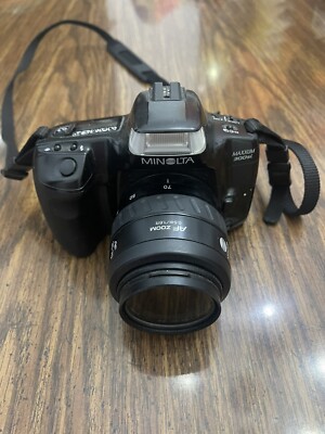 Minolta Maxxum 300si 35mm FILM SLR CAMERA w/ AF 35-70MM ZOOM LENS Free ...