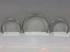 For Ford Fiesta mk4 1995-2002 Dash Instrument Chrome Rings Polished ...