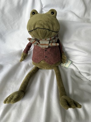 Jellycat Riverside Rambler Frog New Tags Retired Very Rare Soft Plush ...