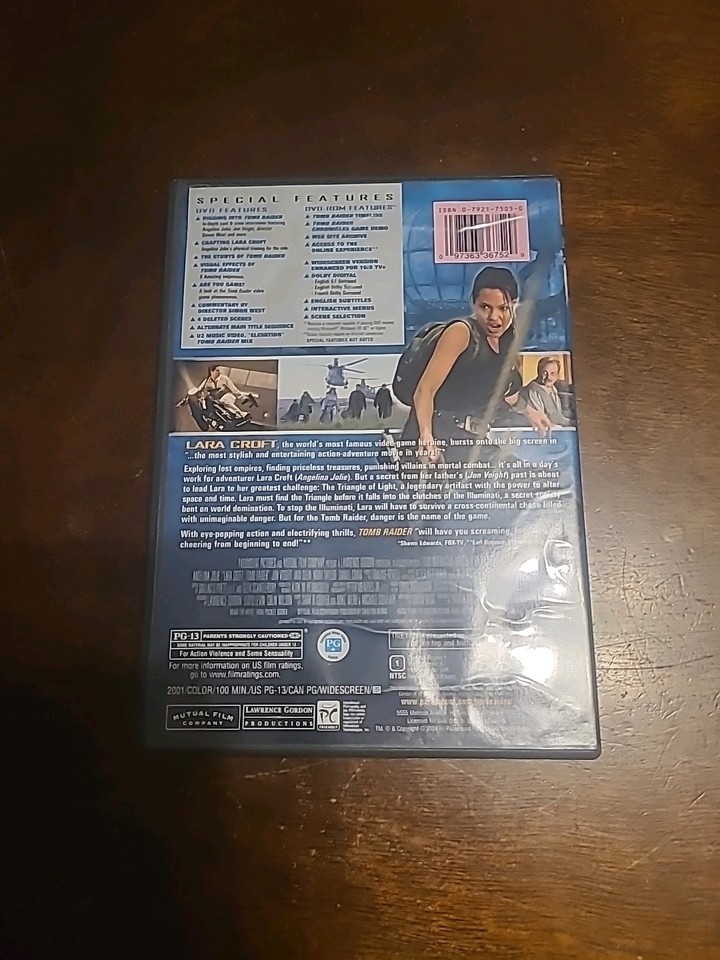 Tomb Raider DVD Widescreen Collection | eBay