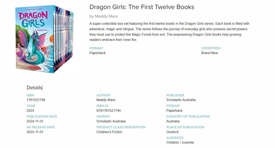Dragon Girls: The First Twelve Books - Books 1 to 12 of the Dragon ...