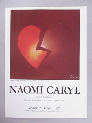 Naomi Caryl Art Gallery Exhibit PRINT AD - 1975 | eBay