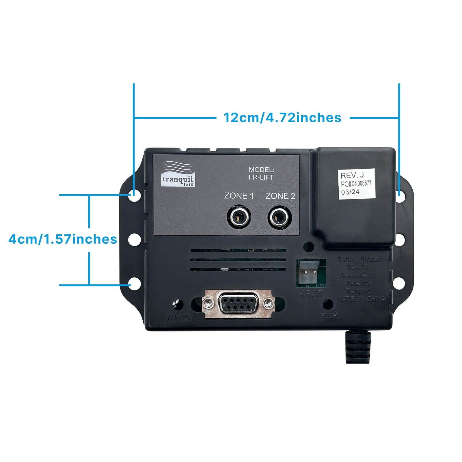 Power Recliner 2802 Junction Box Raffel Systems Model FR-LIFT for HC ...