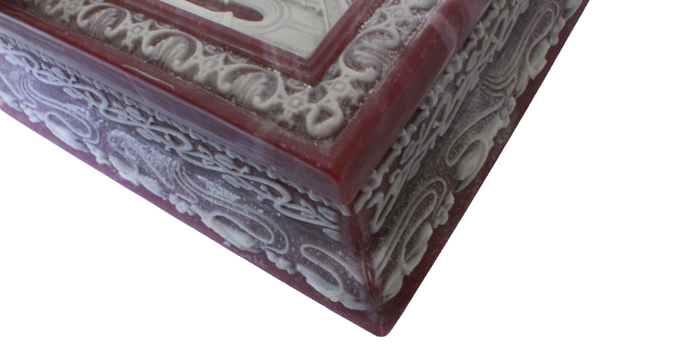 🔥 Vintage Genuine Incolay Stone Jewelry Trinket Box 🔥 | eBay