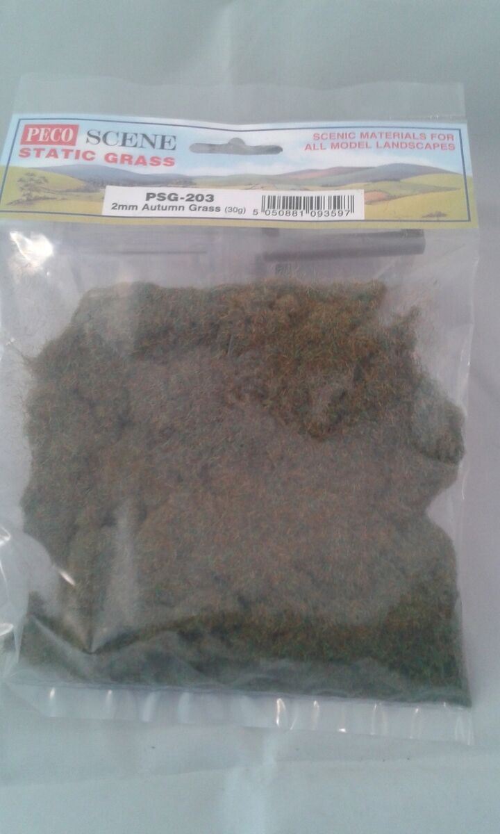 2mm Autumn Static Grass 30g - All gauge scenery - PECO PSG-203 | eBay