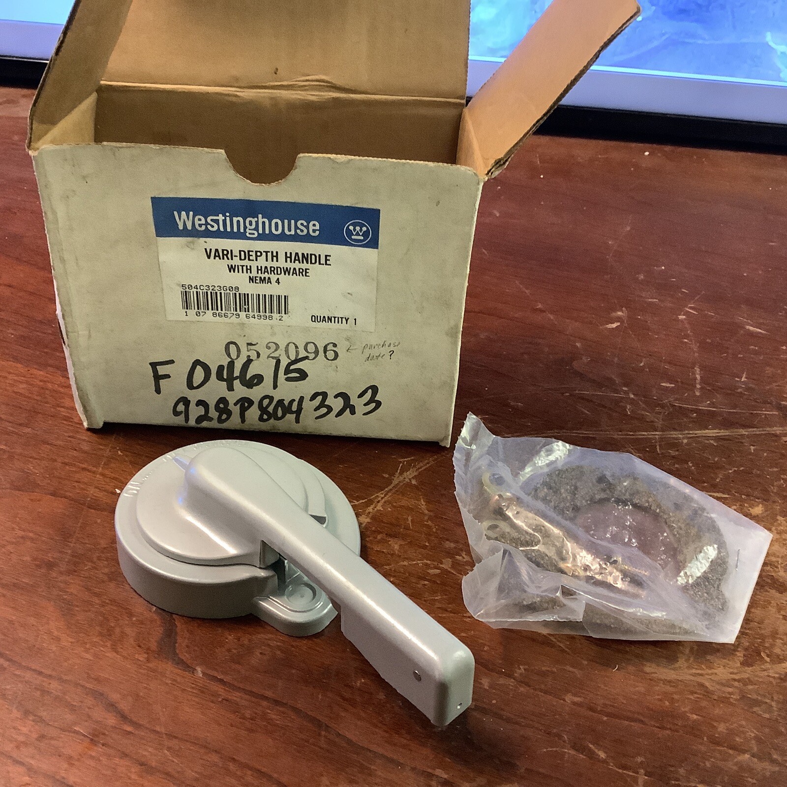Westinghouse Vari-Depth Handle W/Hardware Nema 4 504C323G08 | eBay